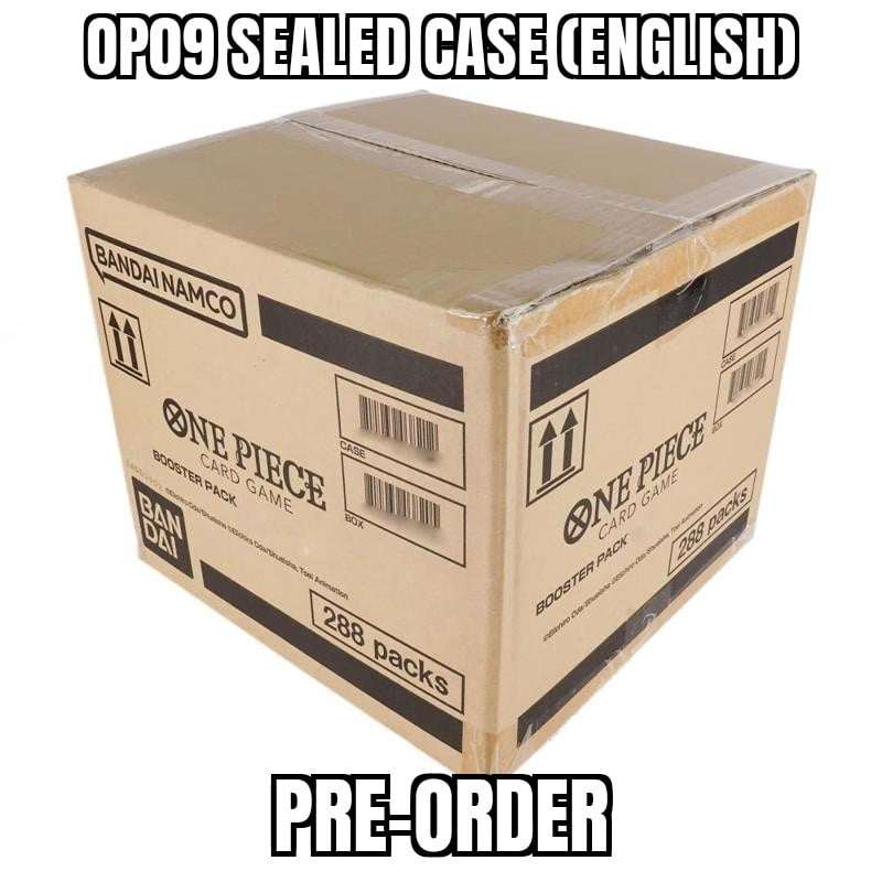 One Piece OP09 English Sealed Case (12x Booster Boxes) Pre-order ...