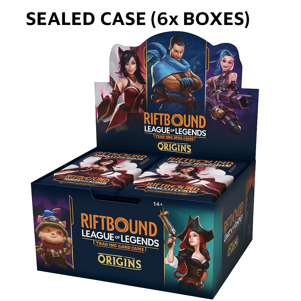 Riftbound: League of Legends TCG - Origins sealed case (6x Booster Box ...
