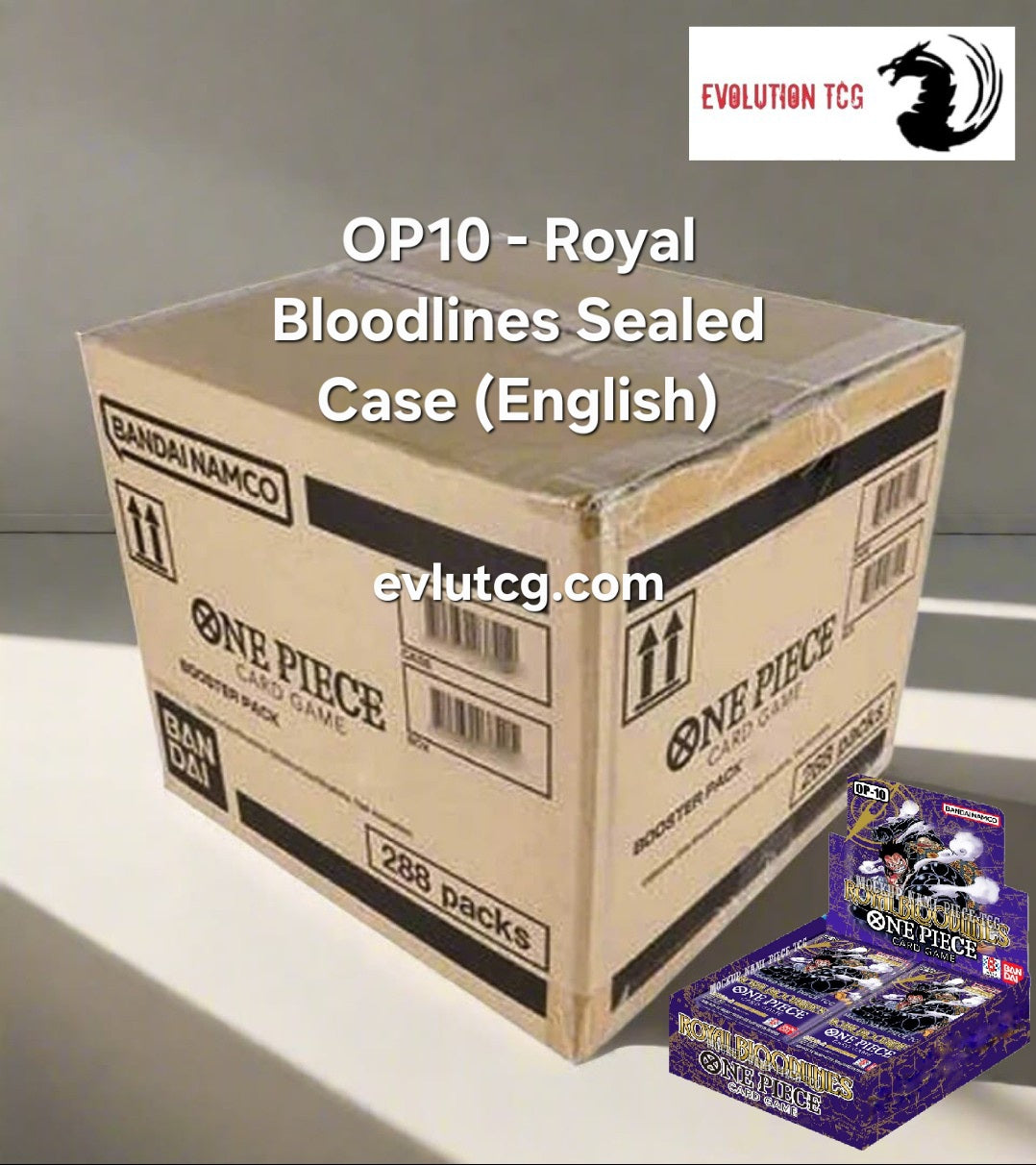 One Piece OP10 Royal Bloodlines/Return To Dressrosa Sealed Case (12x B ...