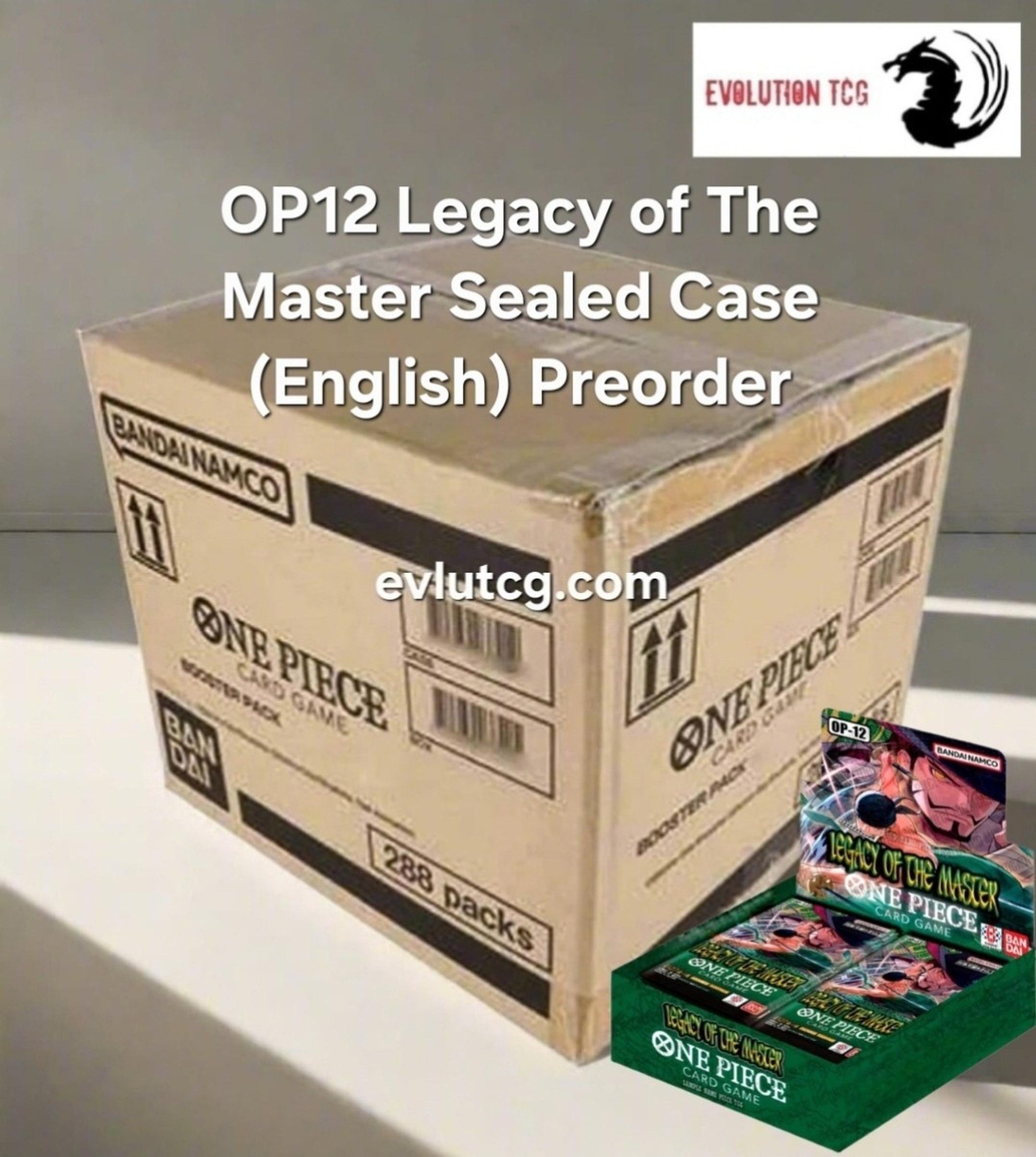 One Piece OP12 Legacy of The Master Sealed Case (12x Booster Boxes) En ...