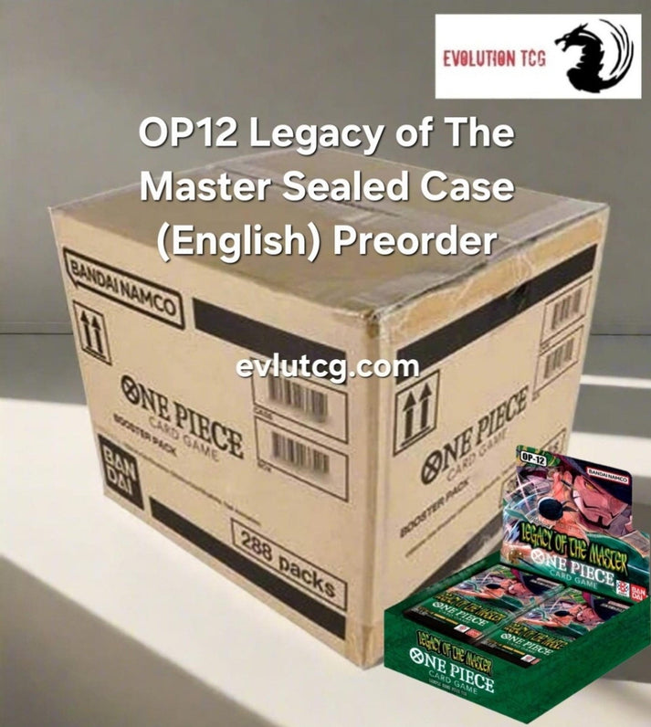 One Piece OP12 Legacy of The Master Sealed Case (12x Booster Boxes) En ...